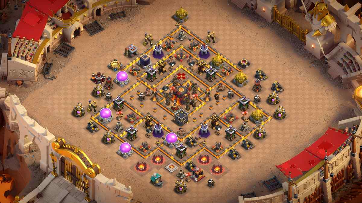 Clash Of Clans Town Hall 10 Base