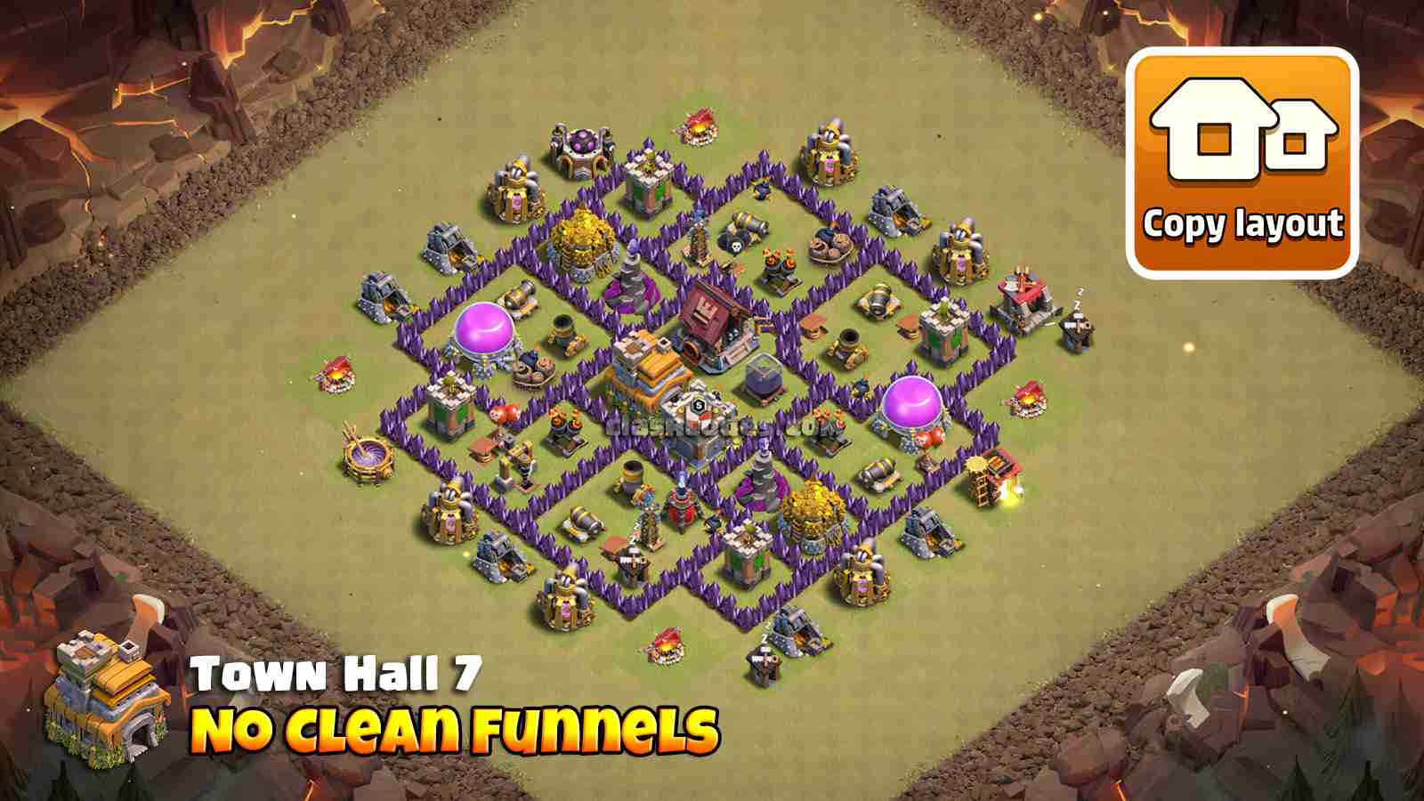 TH6 - TH10 Base Links (War, Farming & Trophy Layouts) - 2025