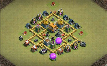 TH5 Best Base #5 - Town Hall Base Link, Capital Layouts