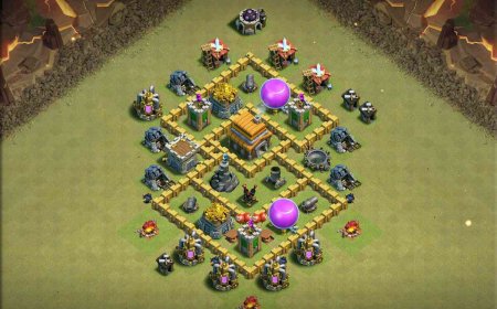 TH5 Best Base #5 - Town Hall Base Link, Capital Layouts