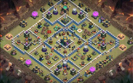TH8 Farming Base Layouts For CoC #20 - Town Hall Base Link, Capital Layouts