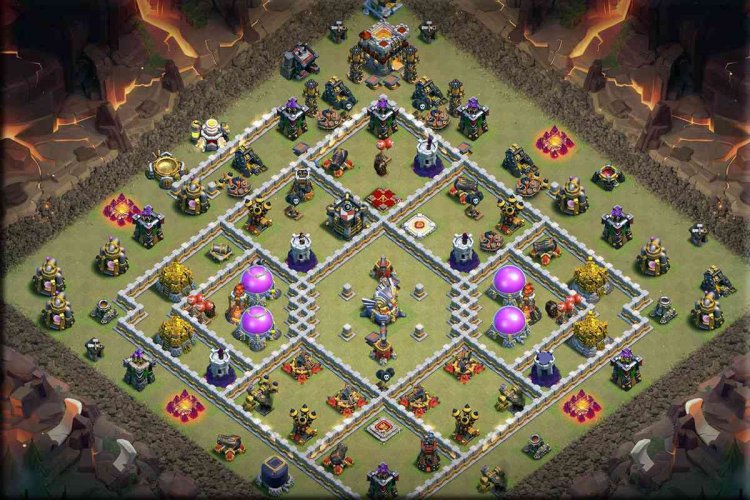 Ultimate TH11 War Base | Anti Electro Dragon | Clash of Clans - 2025