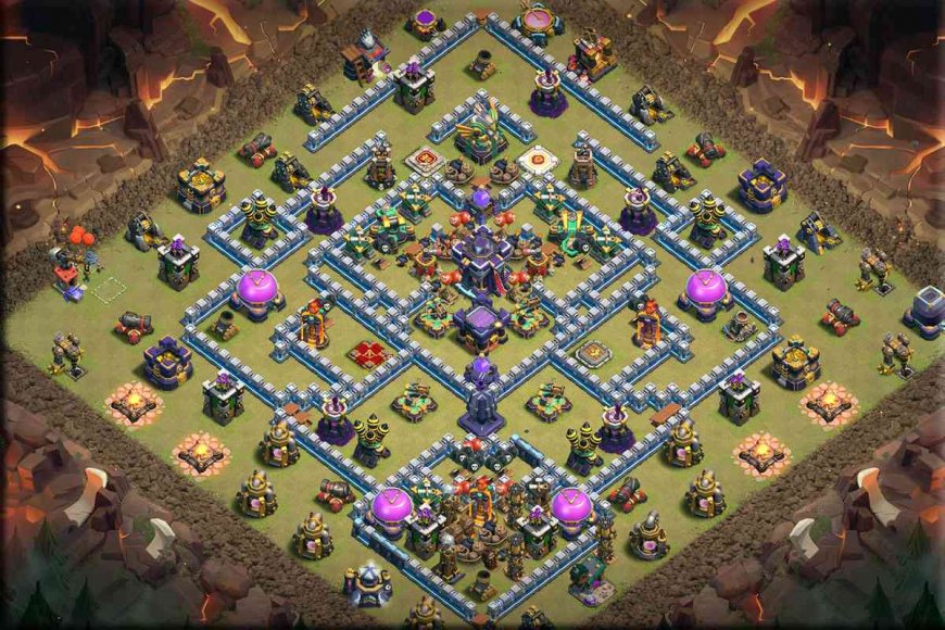 TH15 CoC War Base Layout with Link | Anti 2 Star #7 - ClashCodes