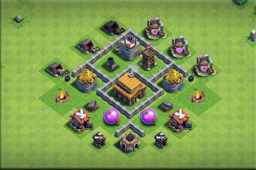 Town Hall 3 Base Ideas #9 - Town Hall Base Link, Capital Layouts