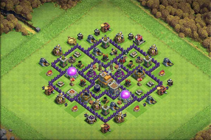 Highly Effective TH7 Trophy Base with Copy Link - ClashCodes