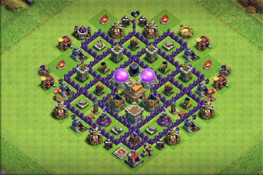 Best TH7 Farm Base to Guard Resources - 2025