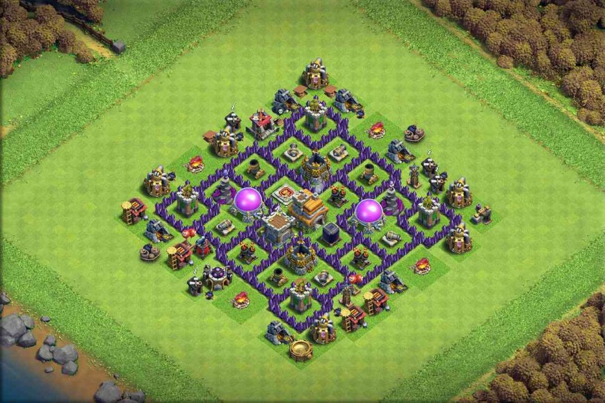 Powerful TH7 Base for Ultimate Loot Defense - 2025