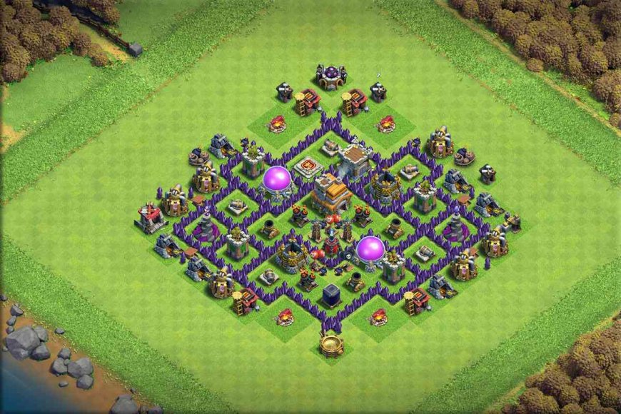 Best TH7 Hybrid Farming Base Layout - 2025