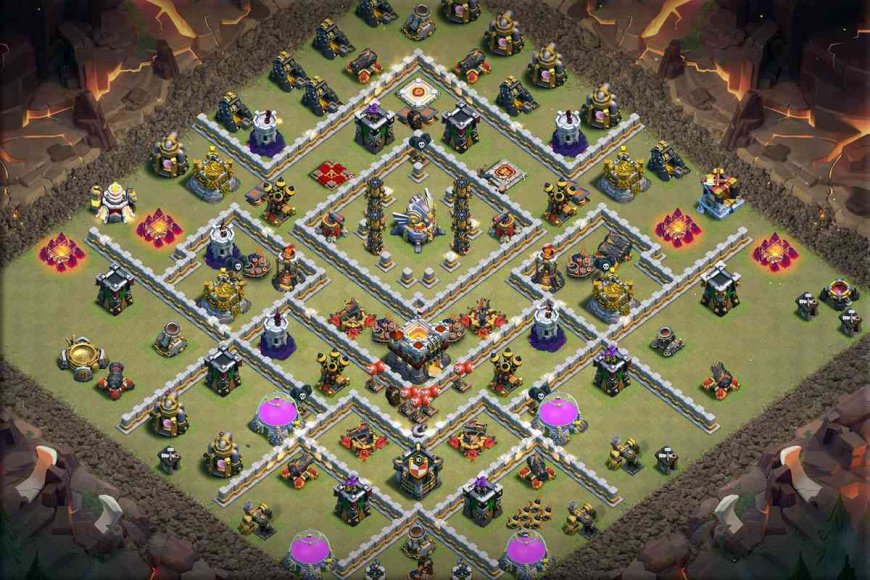 CoC TH11 War Legend League Base with Link | Anti 2 Star #54 - ClashCodes