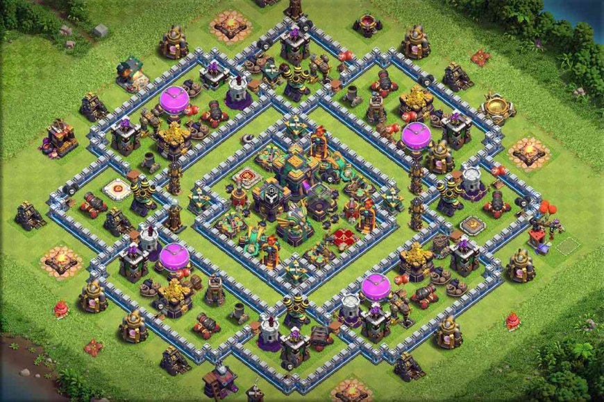 Creative Town Hall 14 Farming Base for Maximum Loot - 2025