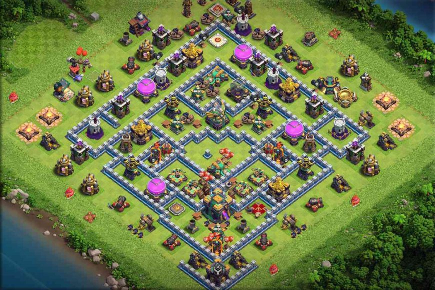 Best TH14 Farming Base Against Electro Dragons - 2025