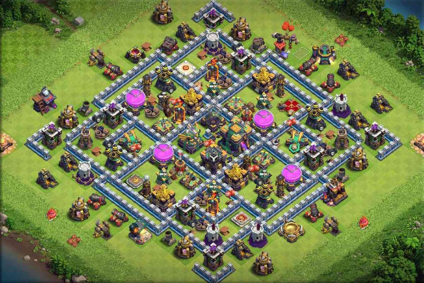 Anti Electro Dragon TH14 Farming Base Layout - 2025