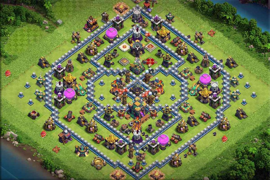Unbeatable TH14 Trophy Base for Defense Wins - 2025
