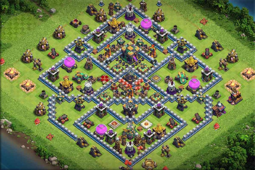 Powerful TH14 Trophy Base Link for CoC - 2026
