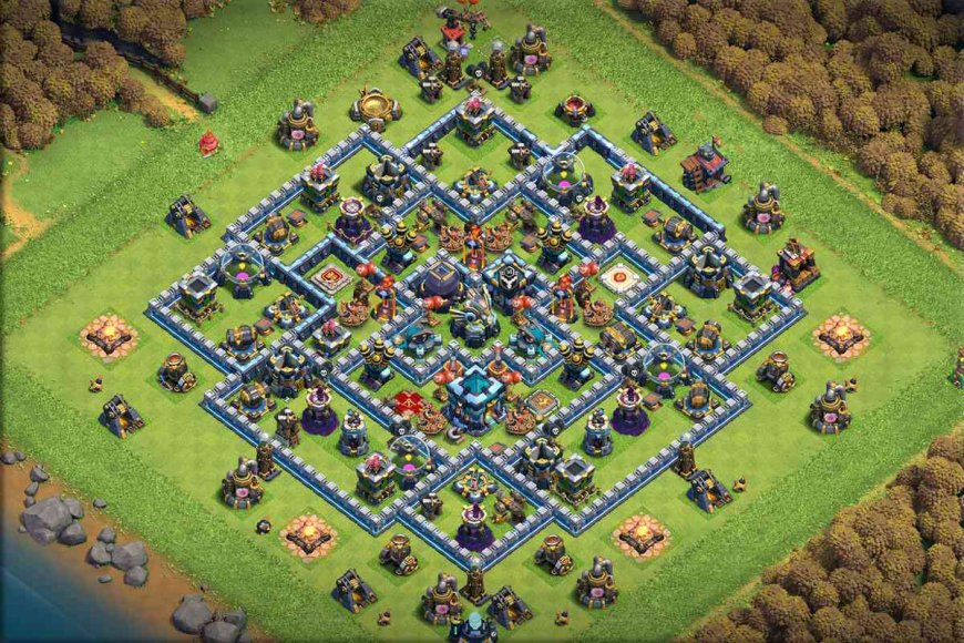 Best TH13 Trophy Base Layout for Clash of Clans - 2025