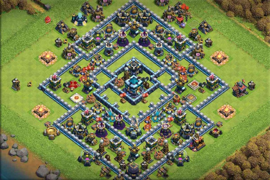 Strong TH13 Trophy Base for Maximum Trophy Gain - 2025