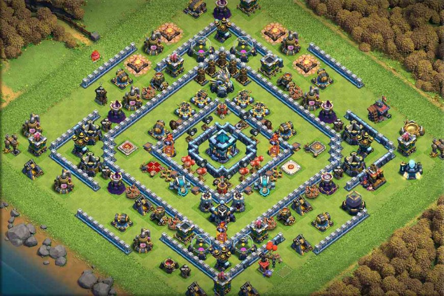 Best CoC TH13 Trophy Base for Defending Stars - 2025