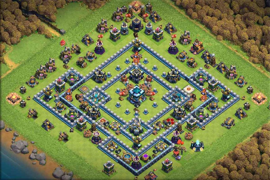 Best TH13 Hybrid Farming Base for Loot Defense - 2025