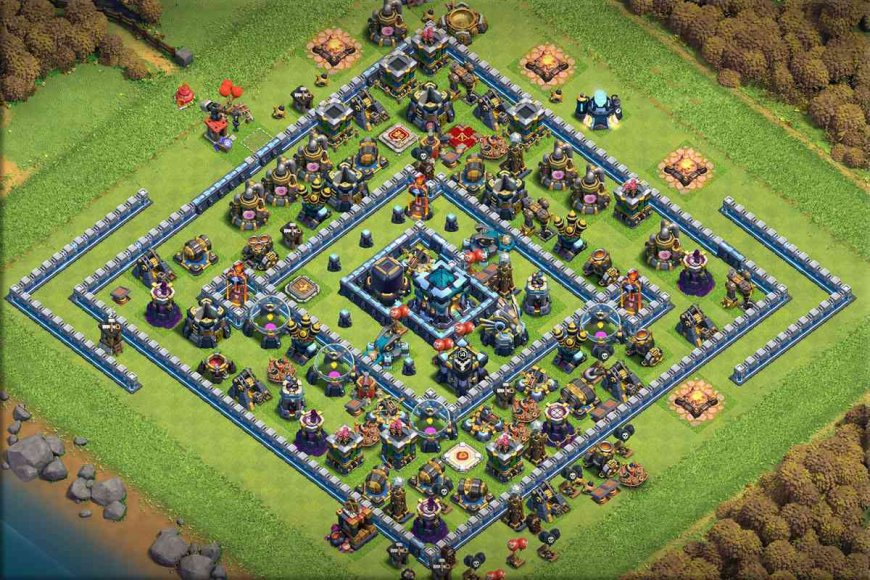 TH13 Hybrid Base Layout for Max Defense - 2025