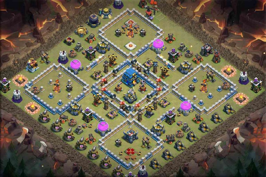 Effective TH12 Base War Layout for CoC - 2025