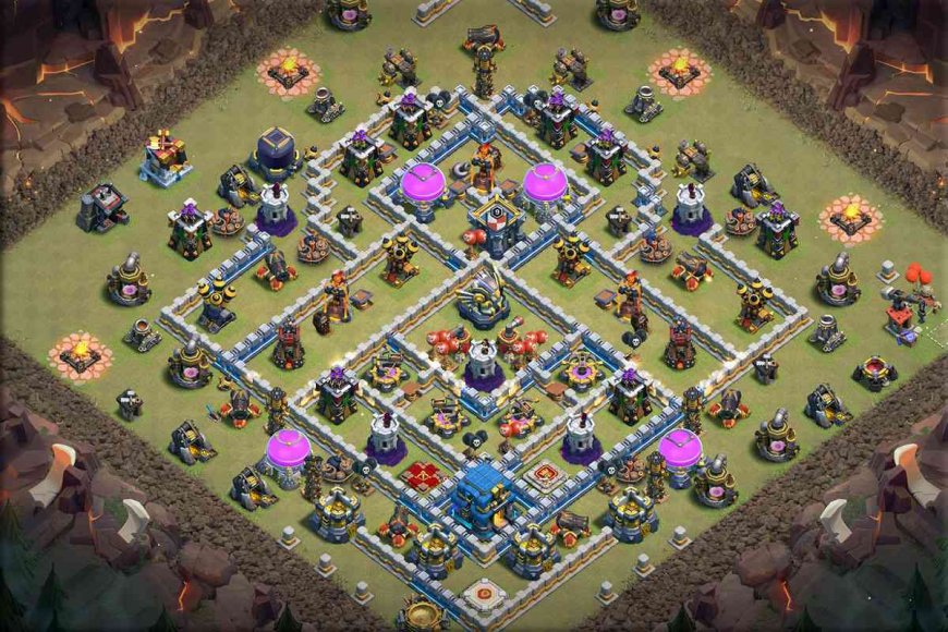 Best TH12 War Base Defense for CoC - 2024