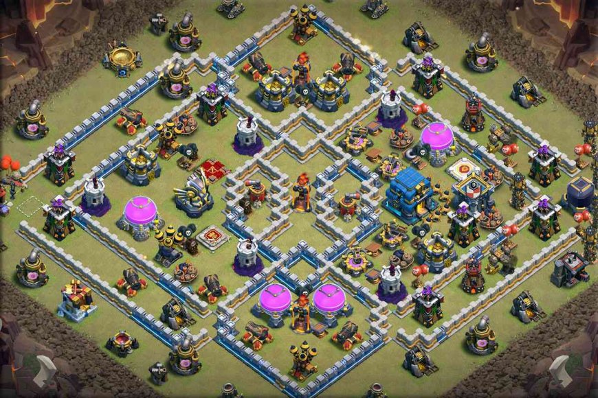 Pro TH12 CoC Layouts for Competitive Play - 2025