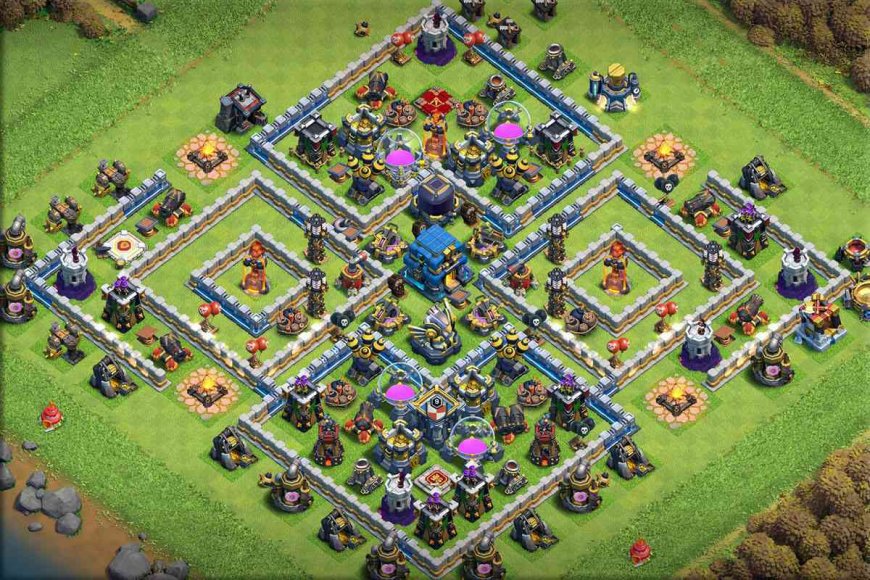 Best TH12 Trophy Base Design for Clash of Clans - ClashCodes