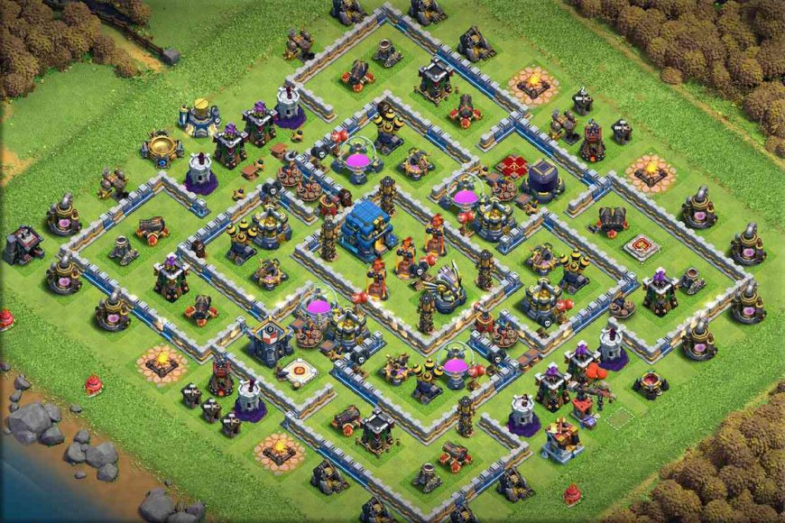 Exceptional TH12 Trophy Base for Clash of Clans Players - 2025