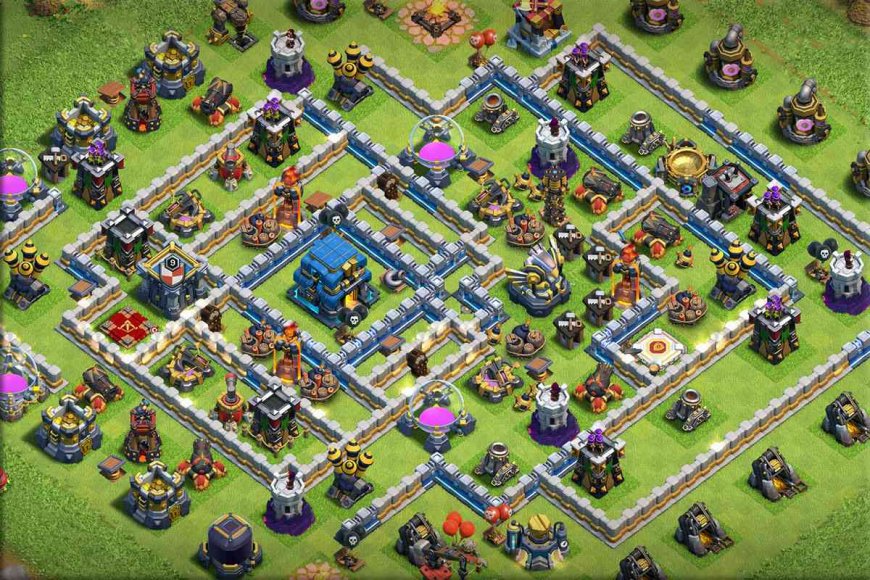 TH12 Trophy Base Legend 2021 #14 - Town Hall Base Link, Capital Layouts