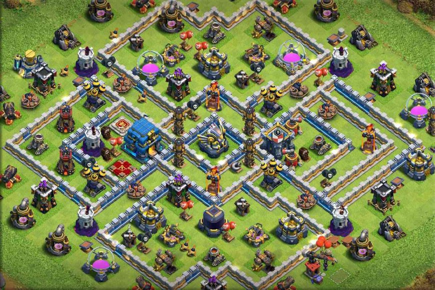 New TH12 Trophy Base for Maximum Defense - ClashCodes