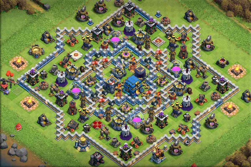 Top TH12 Hybrid Base Link for Home Village - ClashCodes