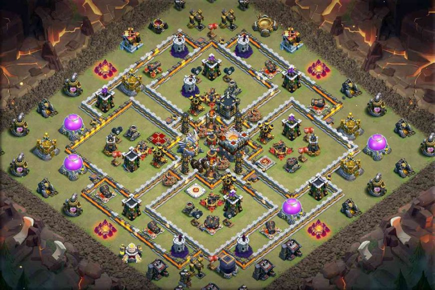 Updated TH11 War Base for Maximum Defense - 2025