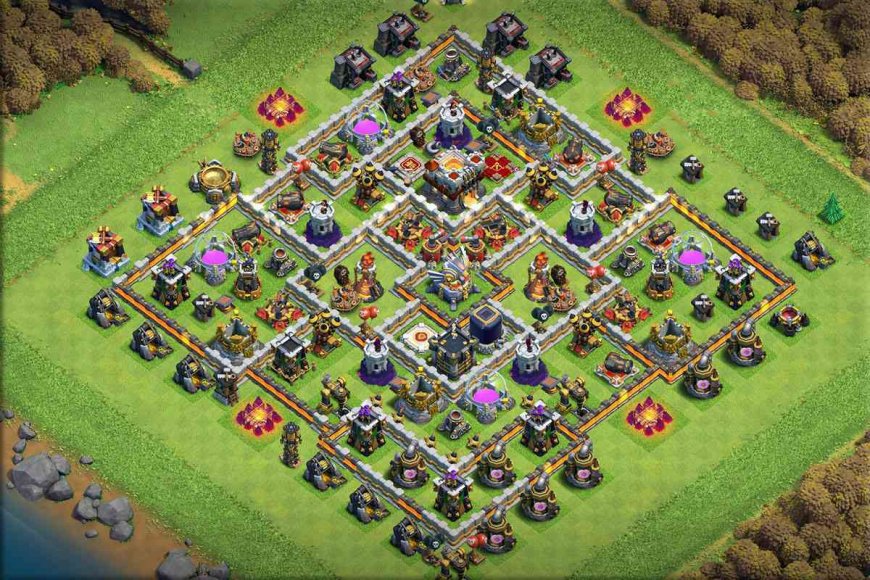 Unbeatable TH11 Hybrid Base for Trophy Wins - 2025
