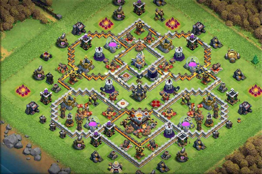 Legendary CoC TH11 Hybrid Base for Strong Defense - ClashCodes
