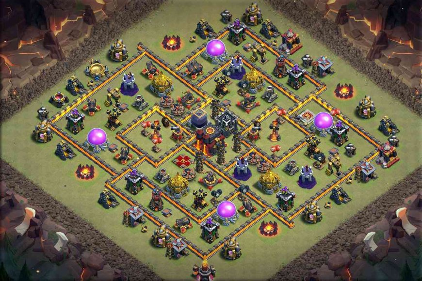 Pro TH10 Base Design for War Success - 2025