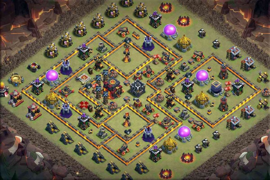 Unbeatable TH10 War Base Strategy - 2025