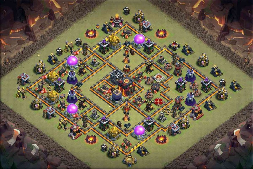 Pro-Level TH10 War Base Link for Defense - 2025