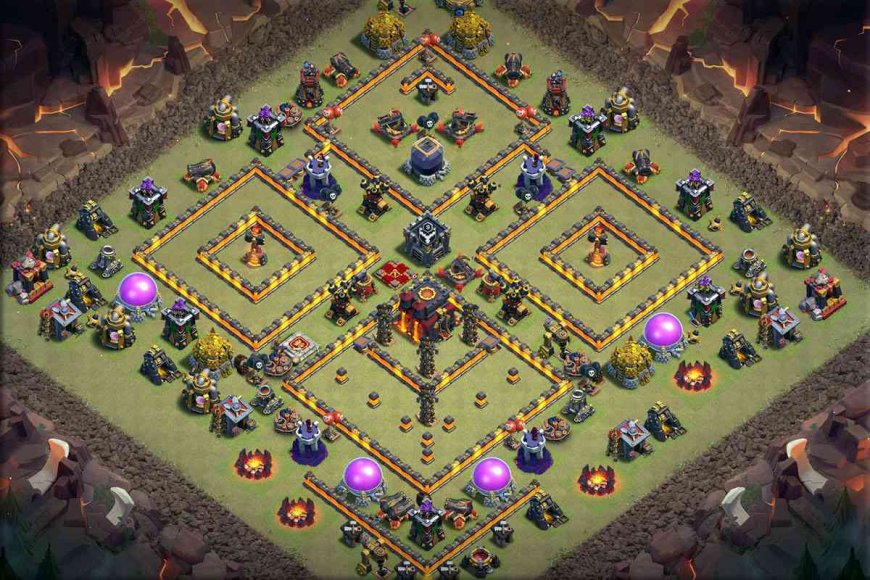 Best TH10 War Base for Anti-1 Star Strategy - 2025