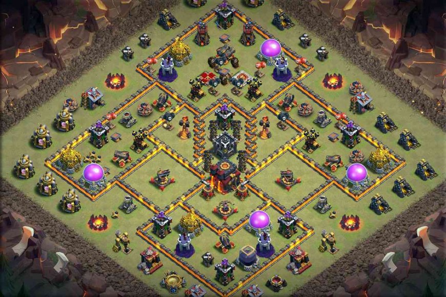 Ultimate TH10 Base Design for CoC Players - ClashCodes