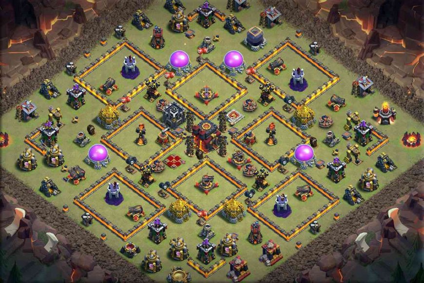 TH10 War Base Layout for Maximum Protection - 2025