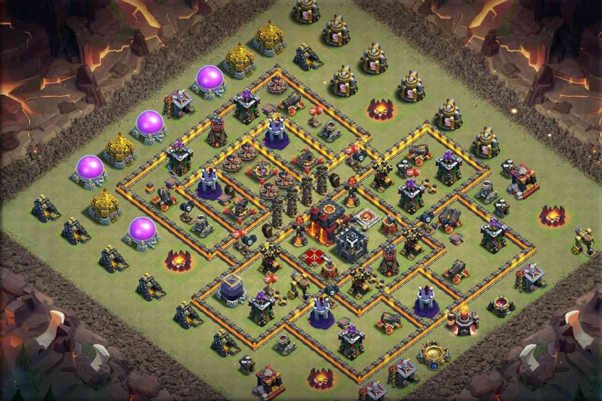 CoC TH10 Best Base for Optimal Defense - ClashCodes