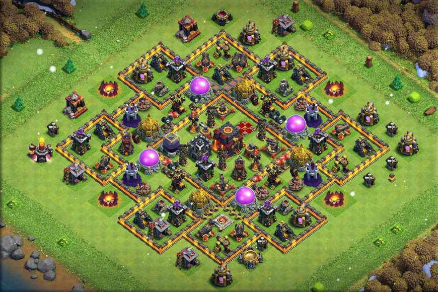 Highest Rated TH10 Farming Base for CoC - 2025