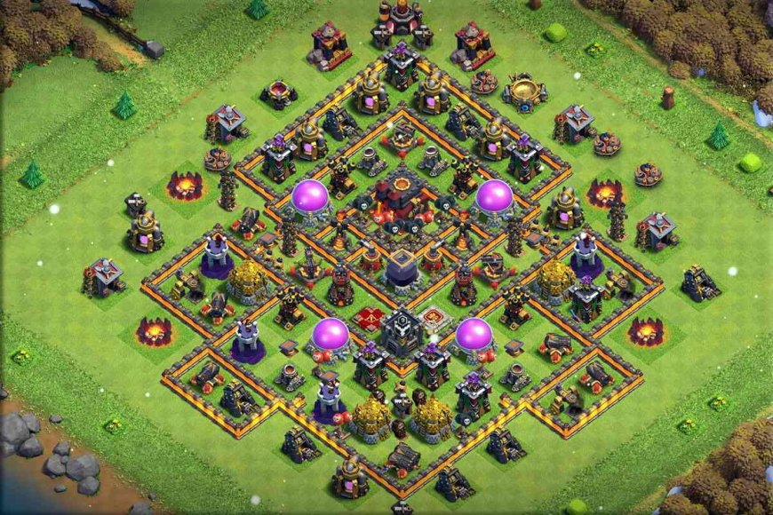 TH10 Farming Base Optimized for Raids - 2025