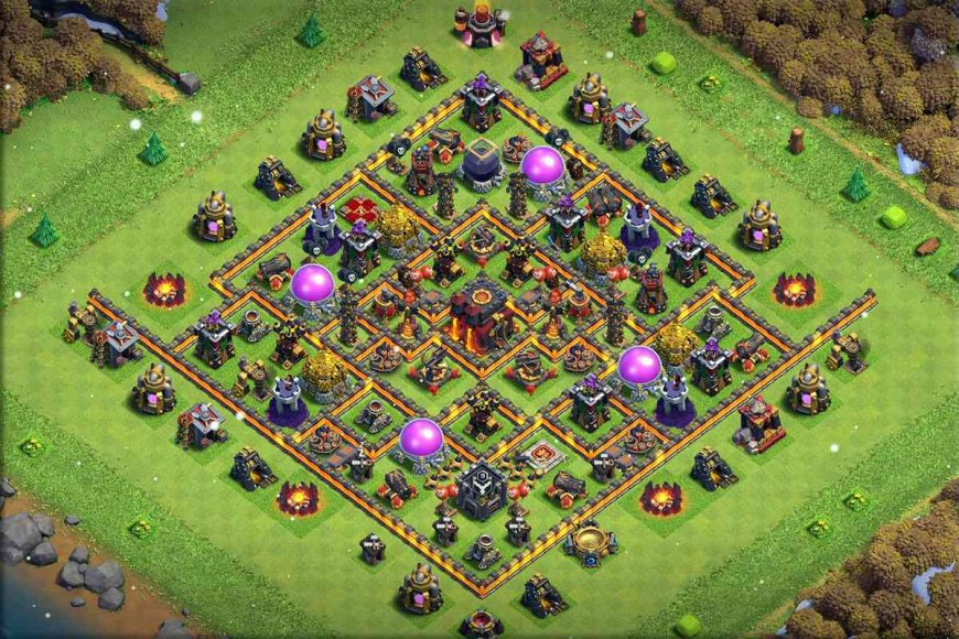 Reliable Town Hall 10 Base for Farming - 2025