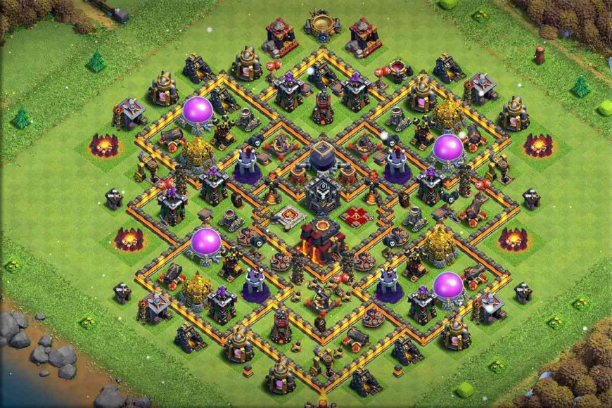 Powerful TH10 Base Layout For Clashers - 2025