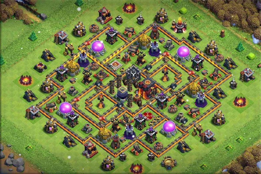 Legendary TH10 Setup for Top Ranking Players - ClashCodes