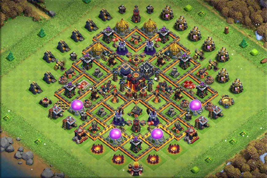 Best CoC TH10 Base for Push Strategy - 2025