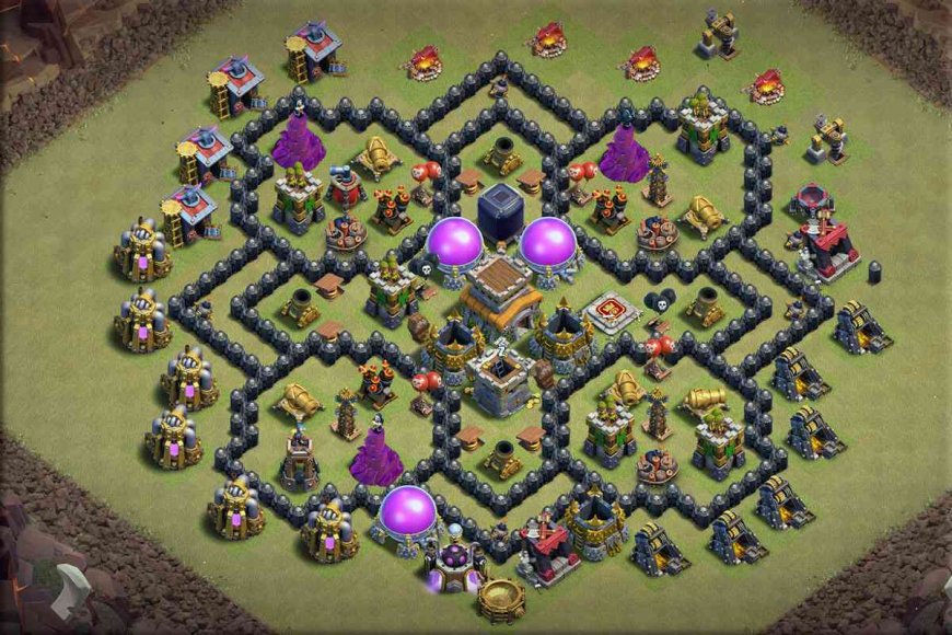 Best TH8 War Base Design - 2025