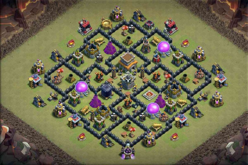 Anti-Air TH8 Base for Strong War Defense - 2025