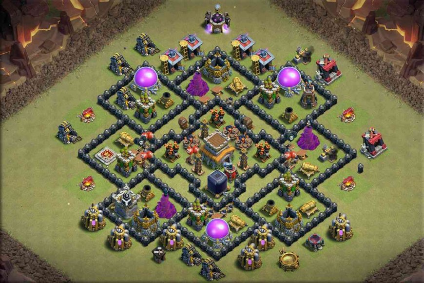 Strongest TH8 Base Layout for War - 2025